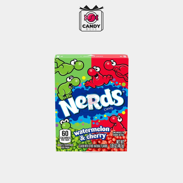 NERDS CANDY WATERMELON & CHERRY 46.7G - CANDY BOXS – Candyboxs